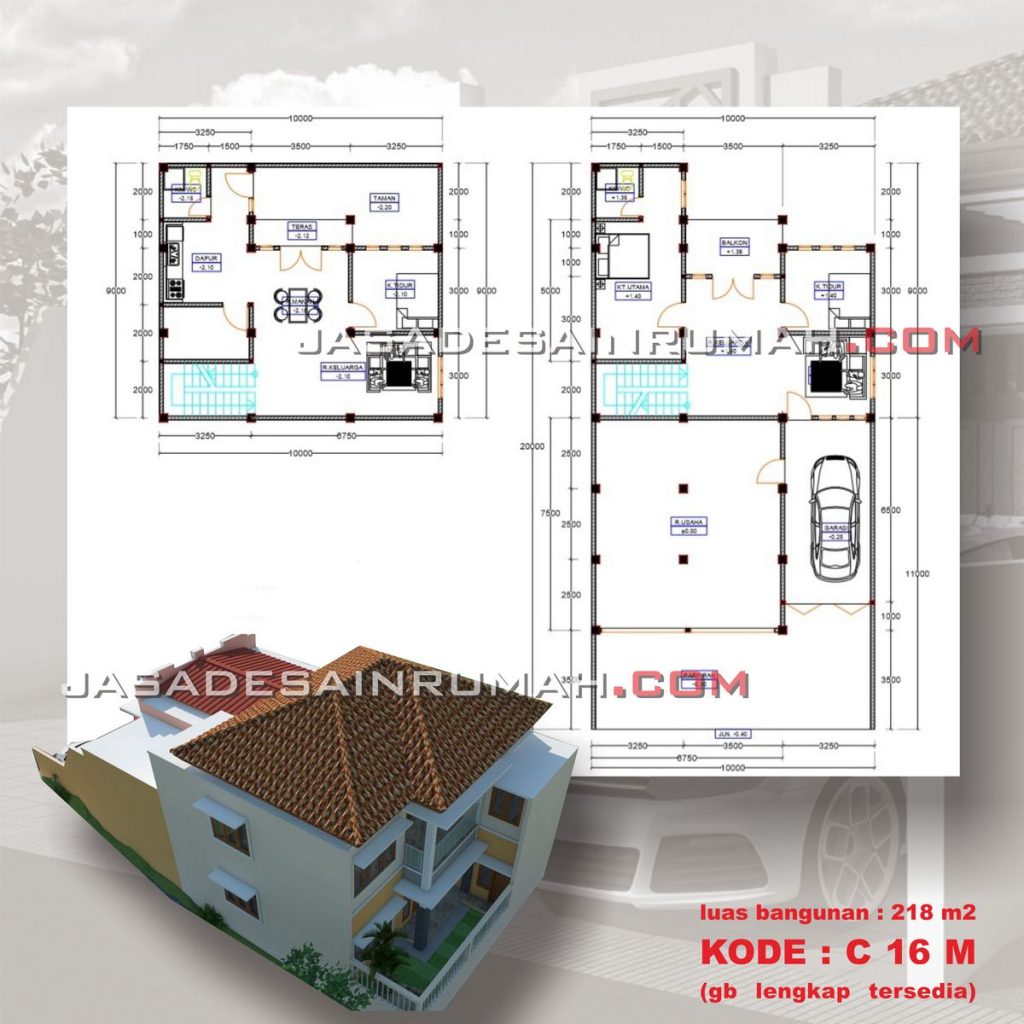 Desain Ruko Minimalis dengan Posisi Jalan lebih Tinggi dari Tanah ...
