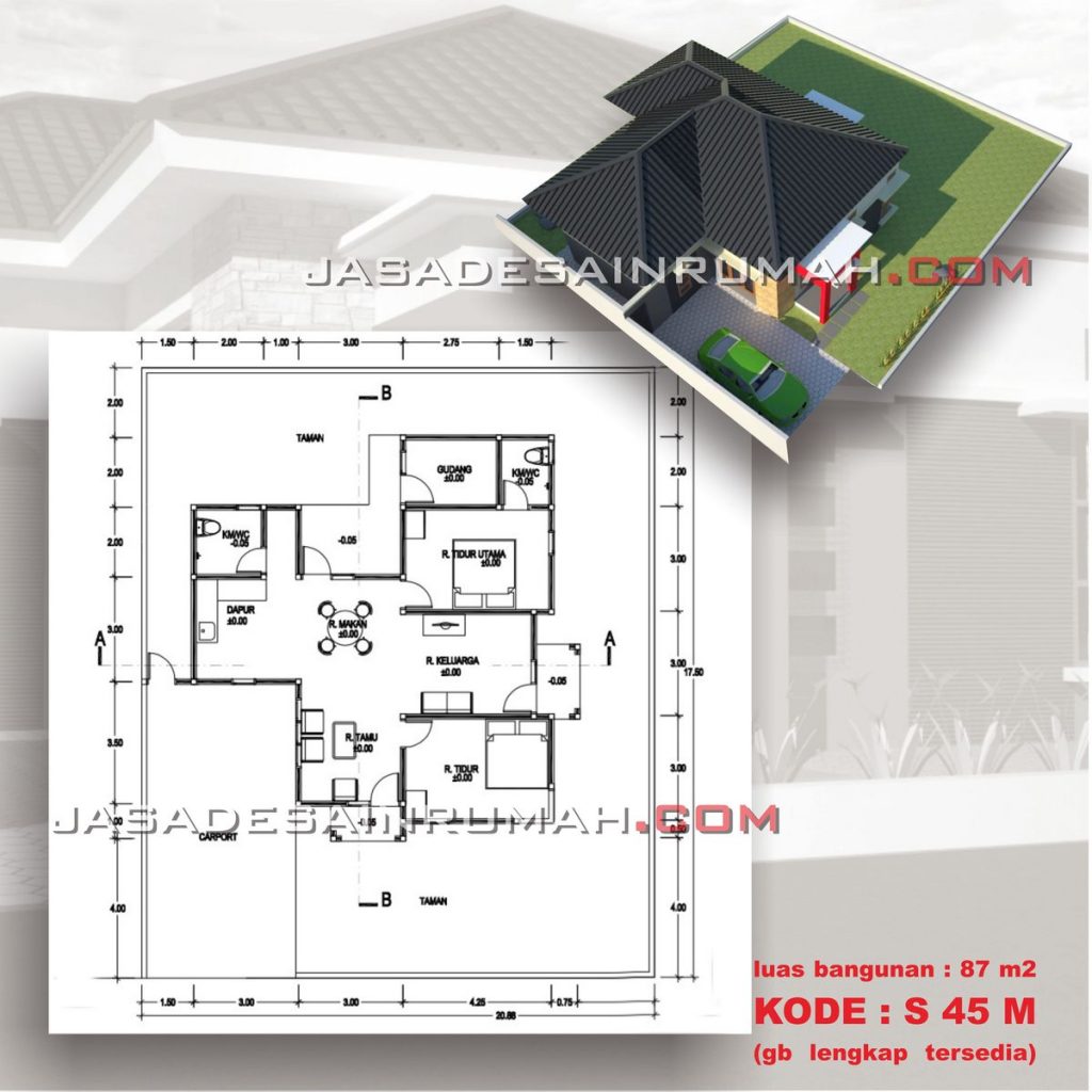 Desain Rumah Minimalis Idaman Keluarga | Jasa Desain RumahJasa Desain Rumah